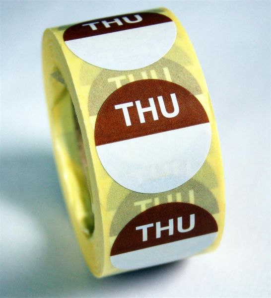 Day Dots - Use by Thursday | Printway