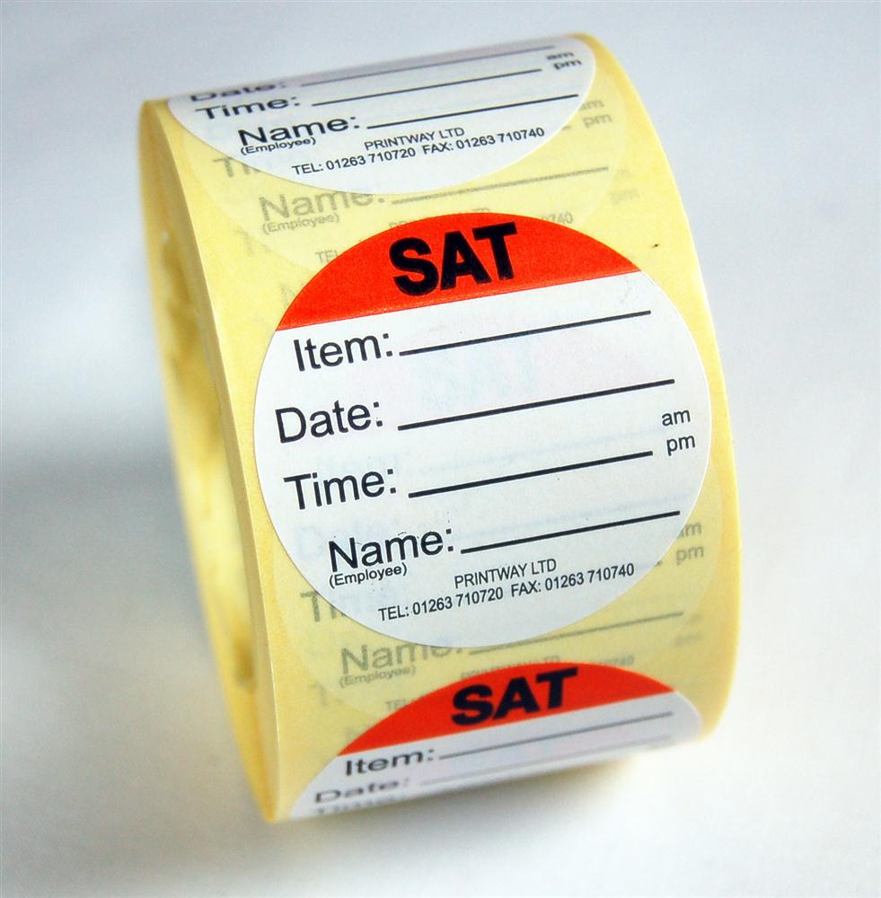 Combo Day Dots / Prep Labels - use by Saturday - Food Preparation ...