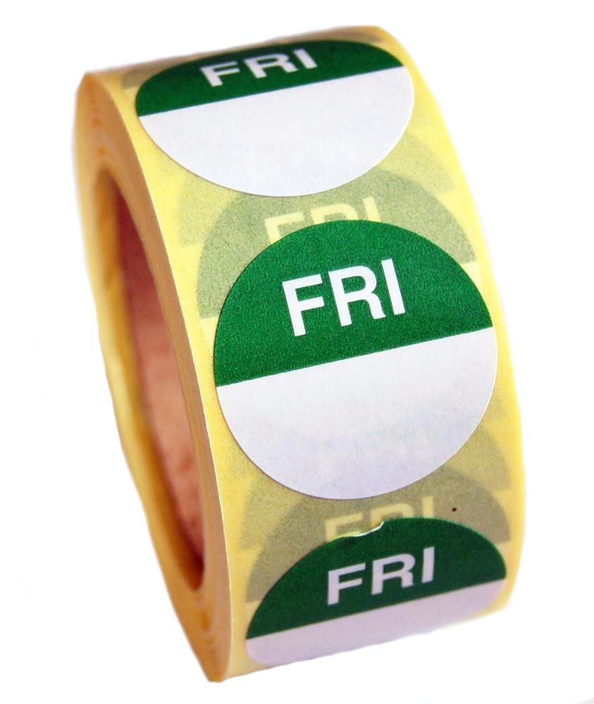 Day Dots - Use by Friday - Day Dots || Printway