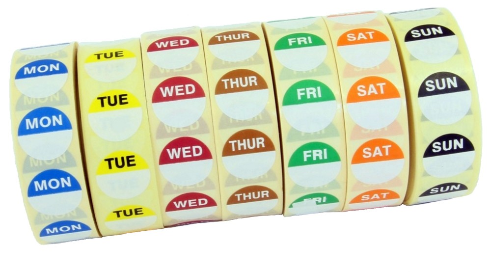 Mini Day Dots - 7 Day Pack - Day Dots || Printway