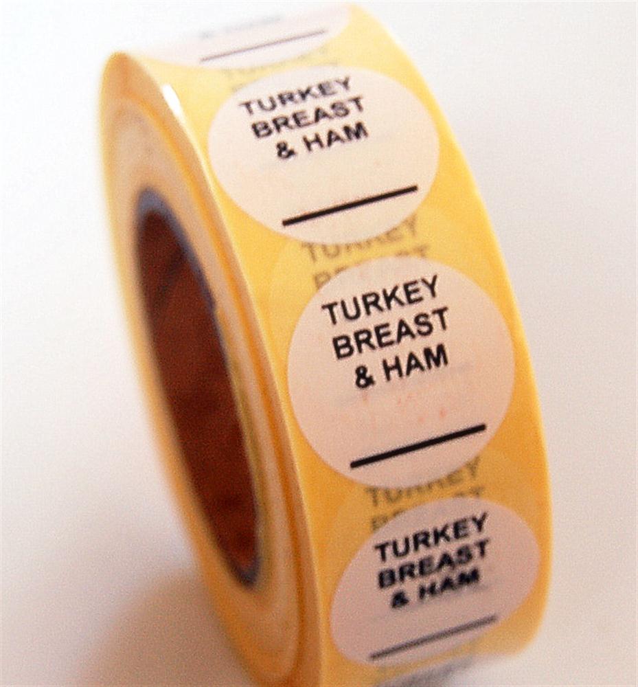 Sandwich Labels - Turkey Breast & Ham - Sandwich Labels || Printway